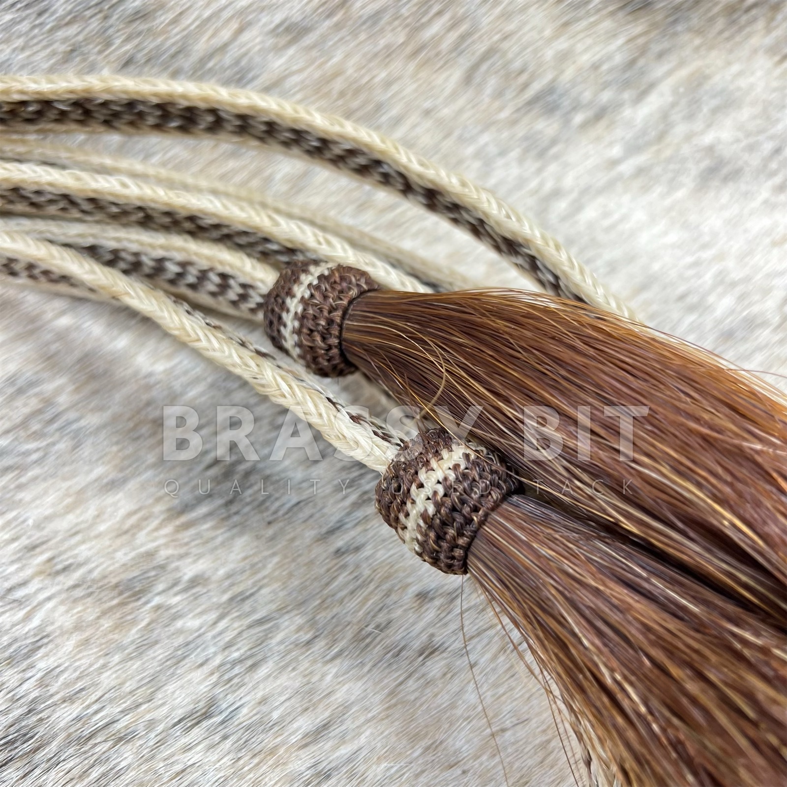 Prison Hitched Horse Hair Headstall w/ Reins – Brassy Bit Tack