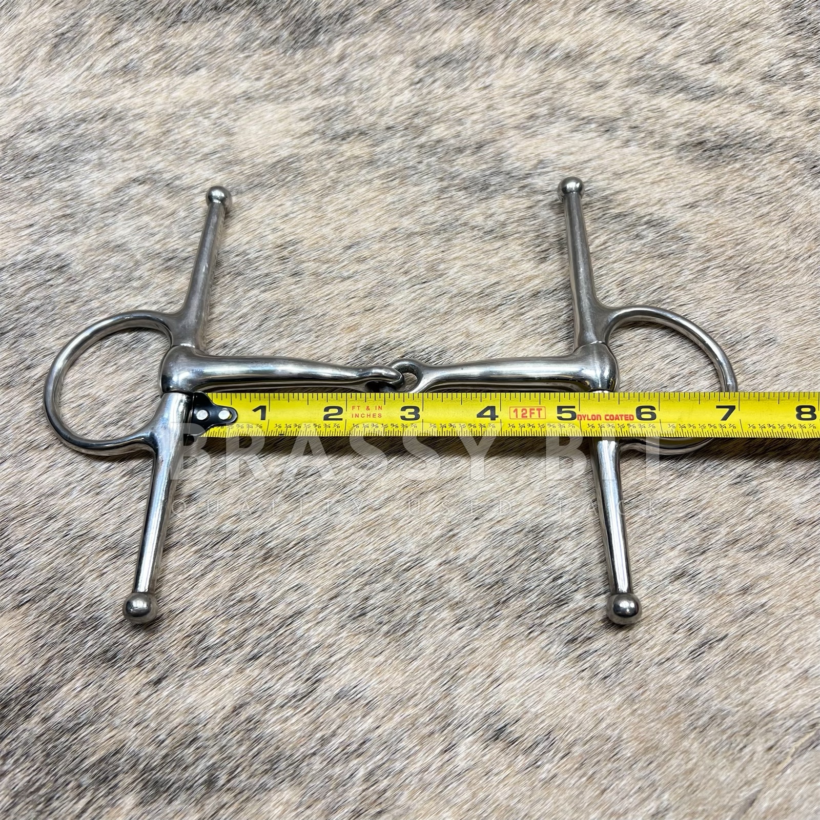5″ Full Cheek Snaffle – Brassy Bit Tack