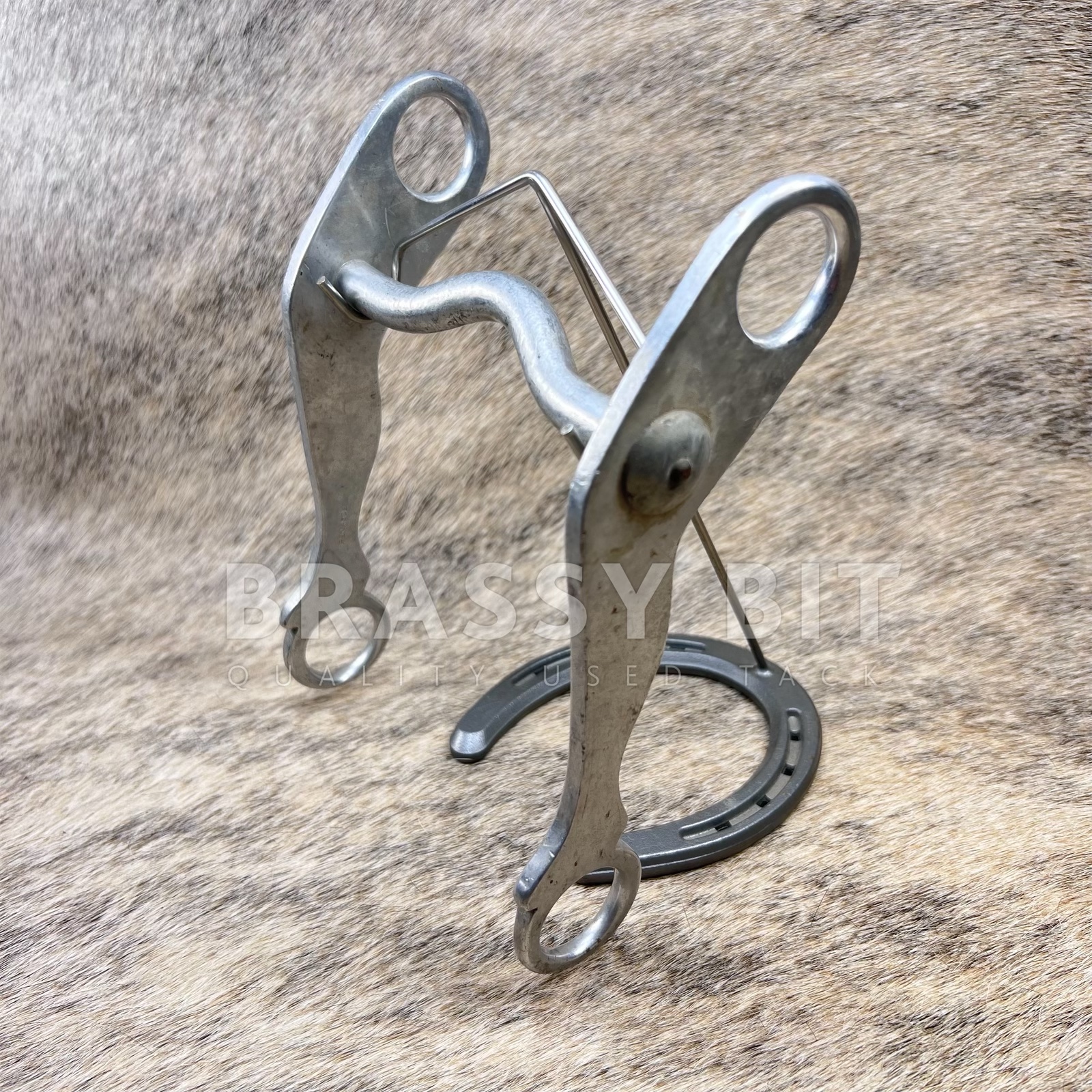 5″ Crockett Renalde Lady Leg Curb Bit – Brassy Bit Tack