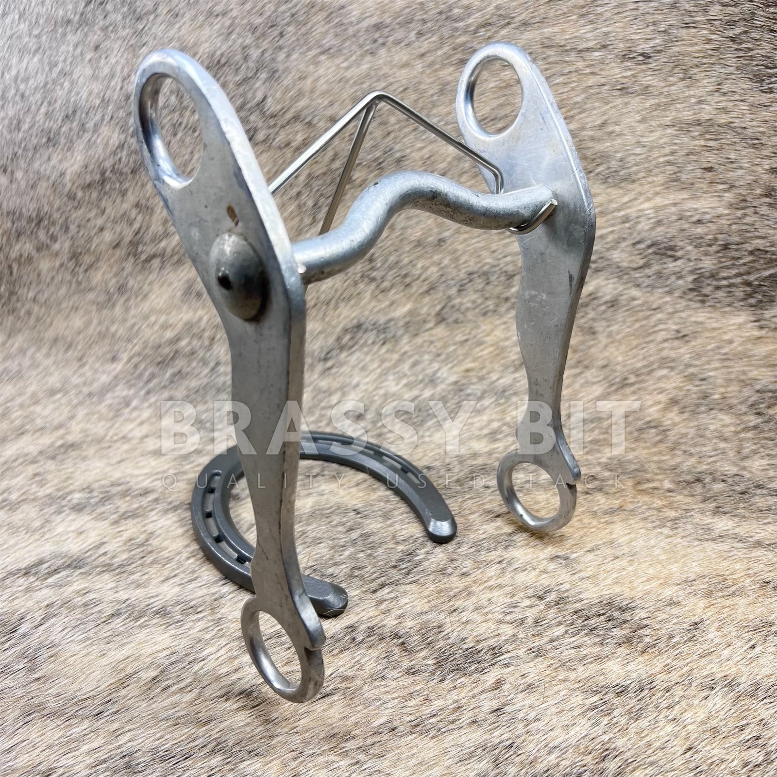 5″ Crockett Renalde Lady Leg Curb Bit – Brassy Bit Tack