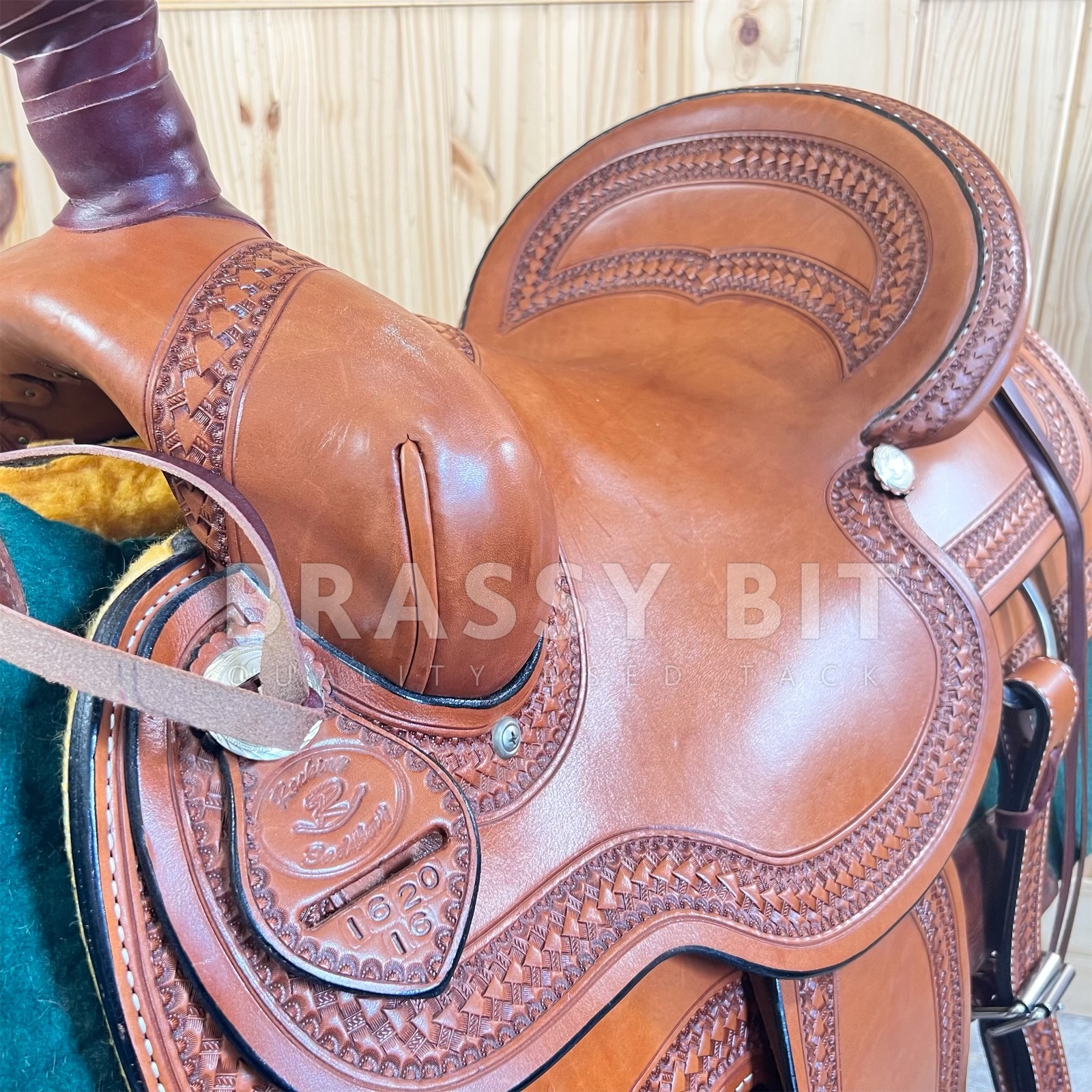 16” Rocking R All Around Ranch Saddle – Brassy Bit Tack