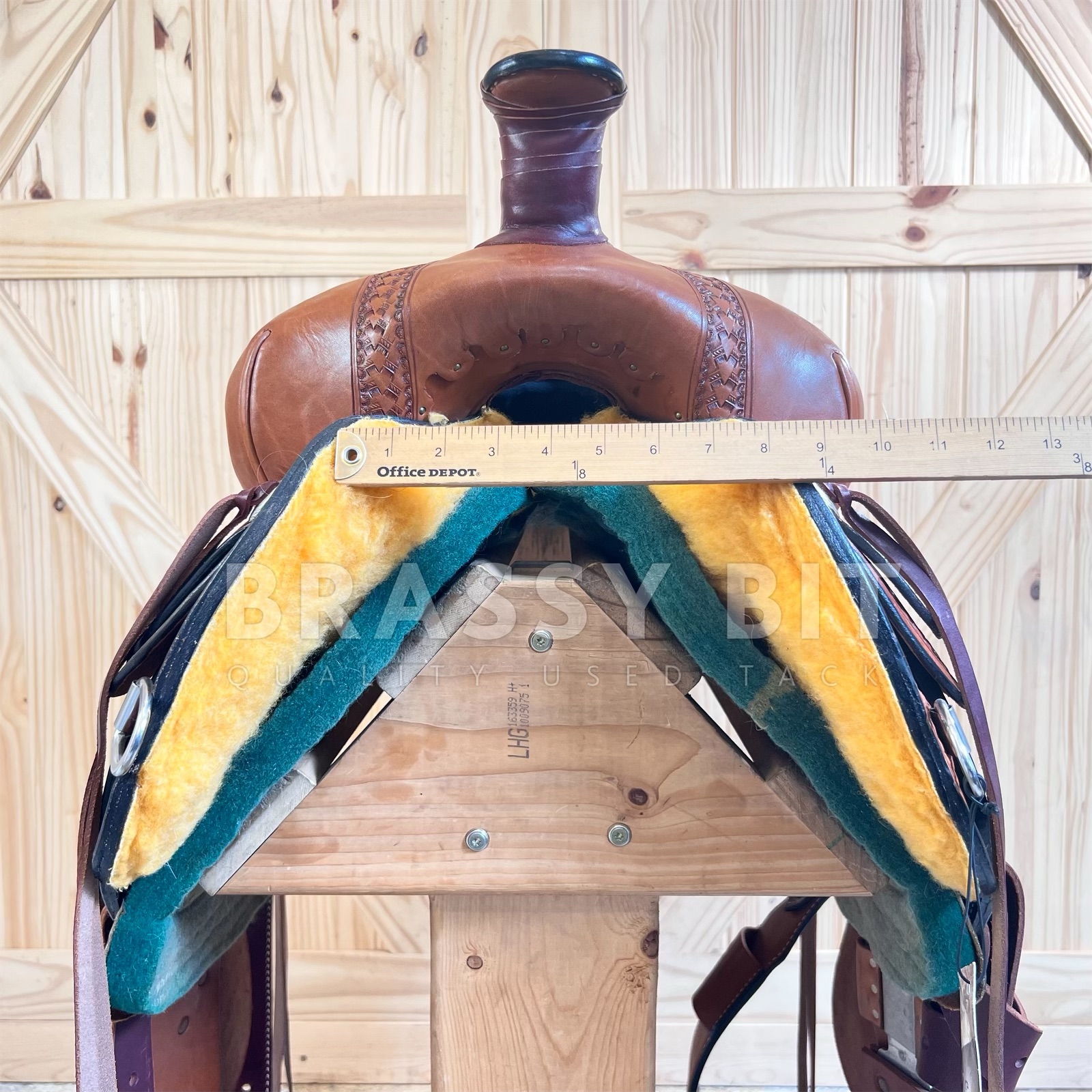 16” Rocking R All Around Ranch Saddle – Brassy Bit Tack