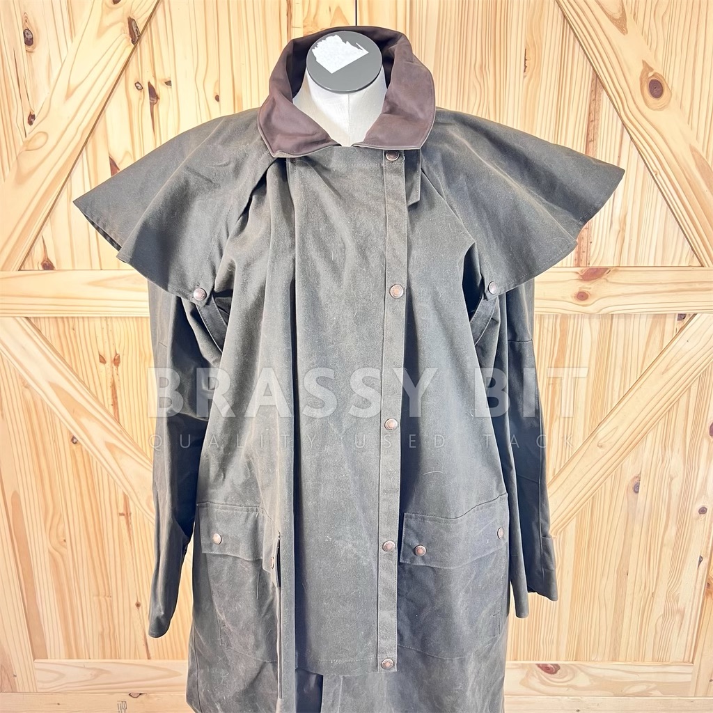 Australian Outback Collection Long Oilskin Drover w/ Wool Vest – Brassy ...