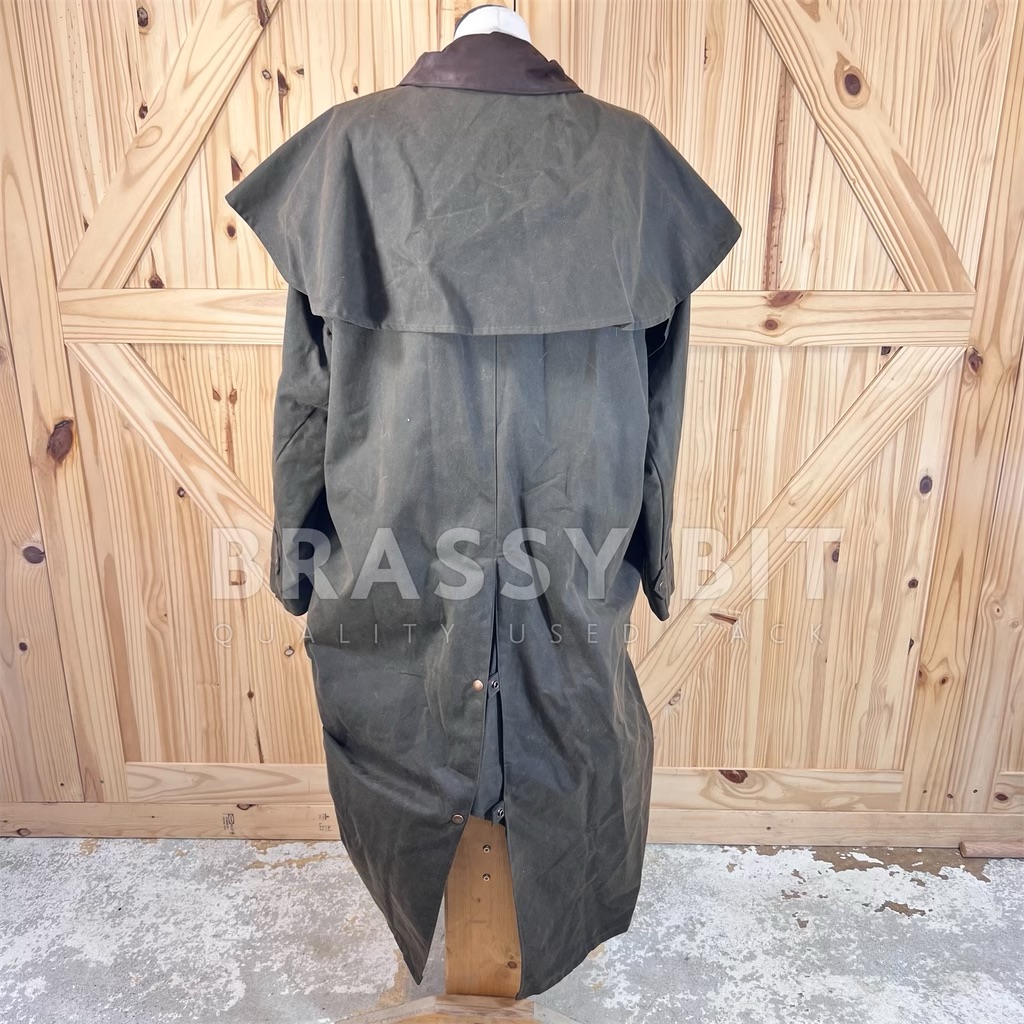 Australian Outback Collection Long Oilskin Drover w/ Wool Vest – Brassy ...
