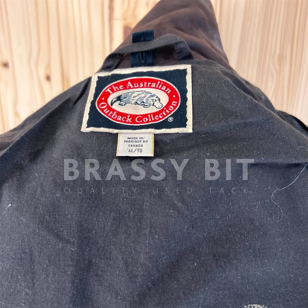 Australian Outback Collection Long Oilskin Drover w/ Wool Vest – Brassy ...