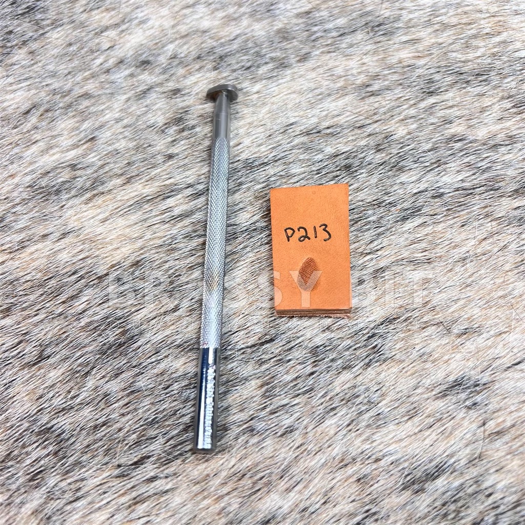 Vintage Crafttool USA Leather Stamping Tool P213 Checked Pear Shader ...