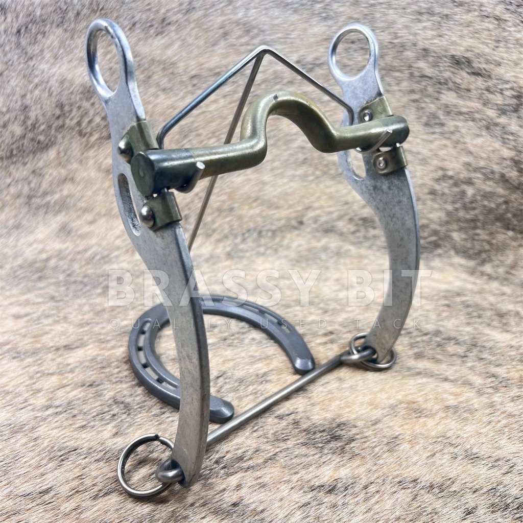 5 1/2″ Ervin Quick Ported Curb Bit – Brassy Bit Tack