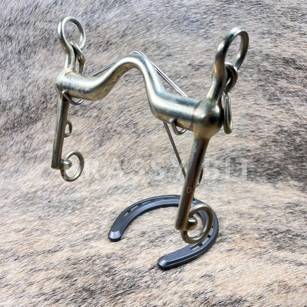 5.25″ Herm Sprenger KK Aurigan Ported Weymouth – Brassy Bit Tack