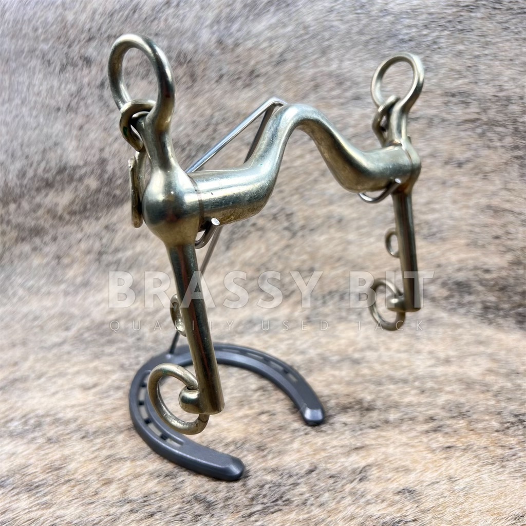 5.25″ Herm Sprenger KK Aurigan Ported Weymouth – Brassy Bit Tack