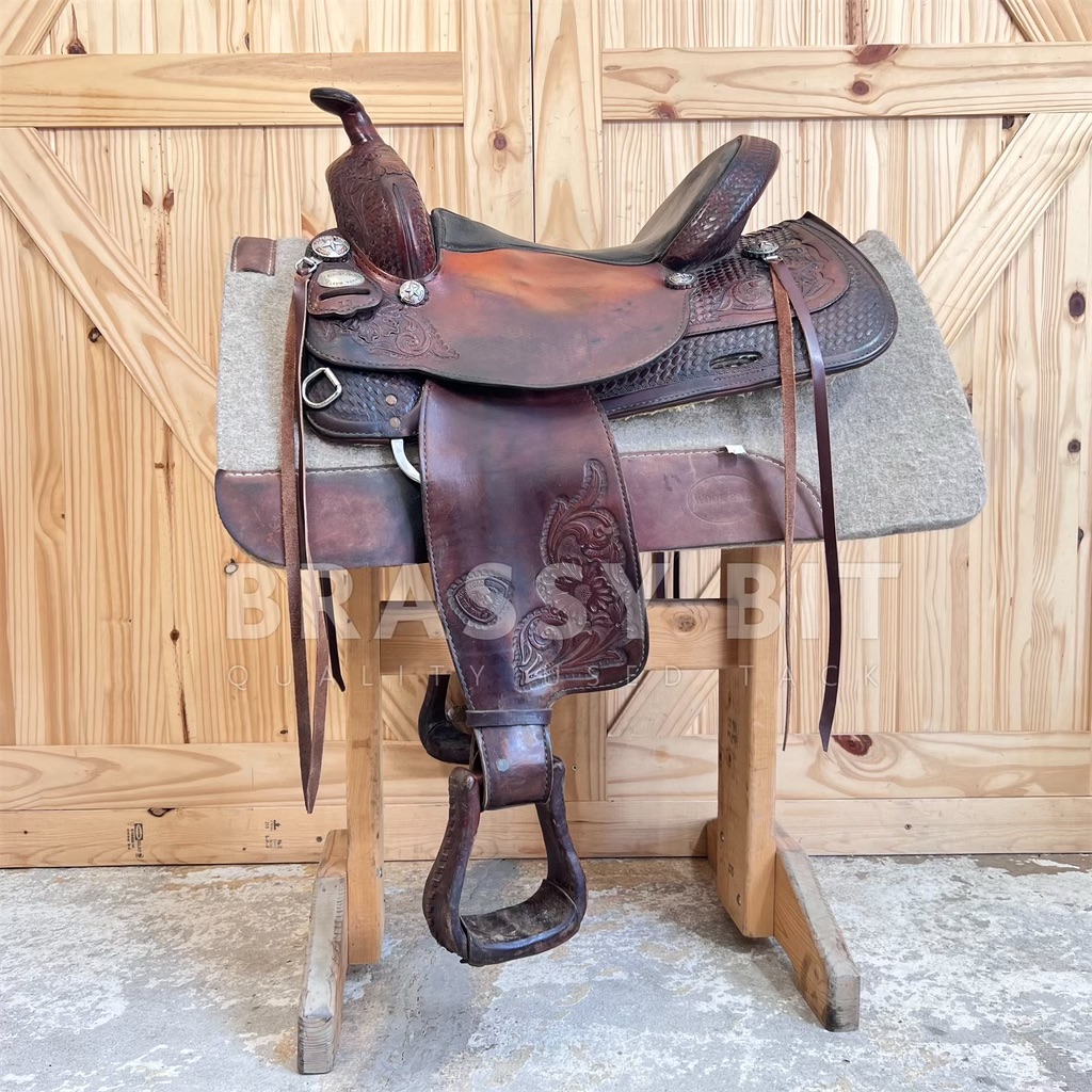 15″ Tex Tan Tex-Flex Trail Saddle – Brassy Bit Tack