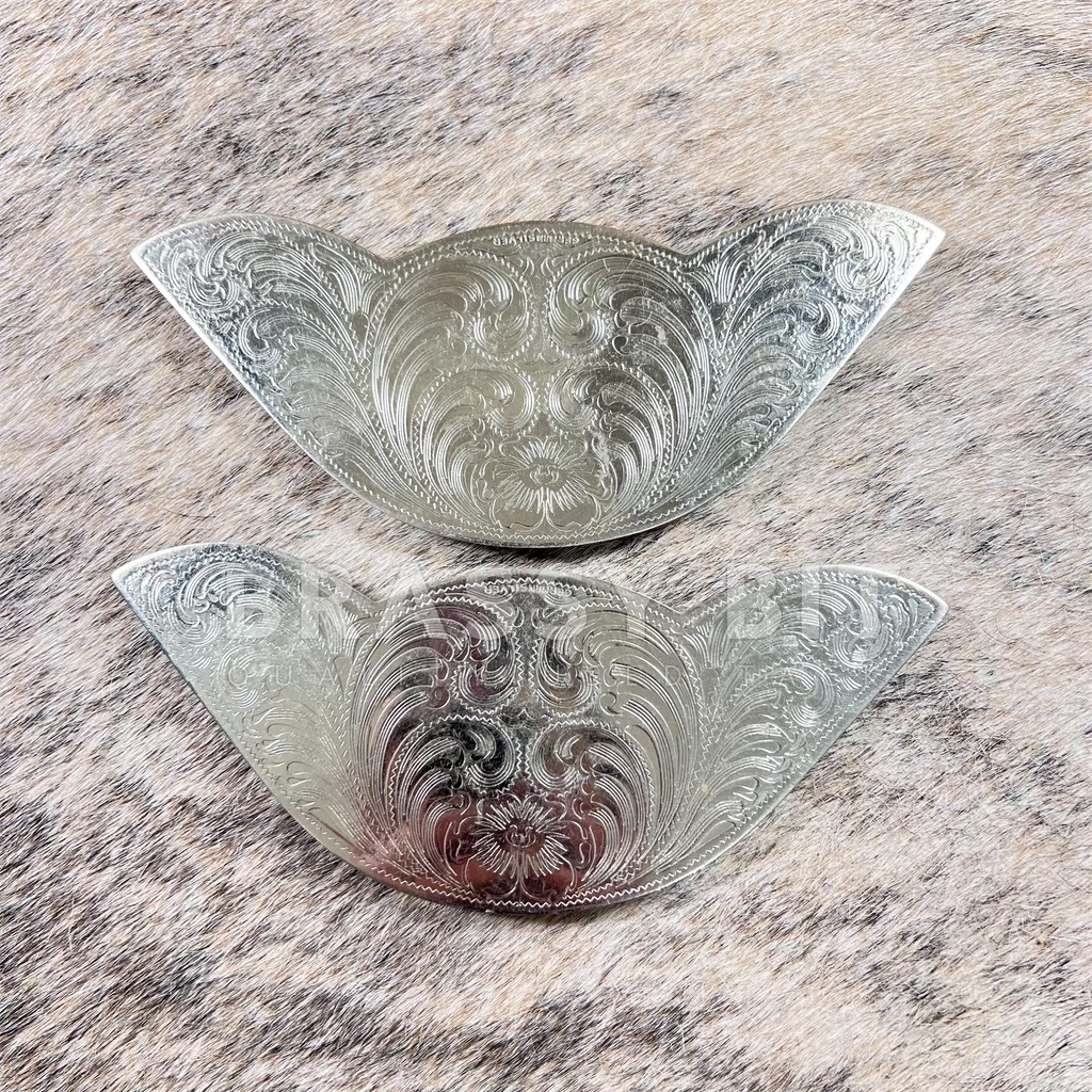 Vintage German Silver Saddle Plate Set – Brassy Bit Tack