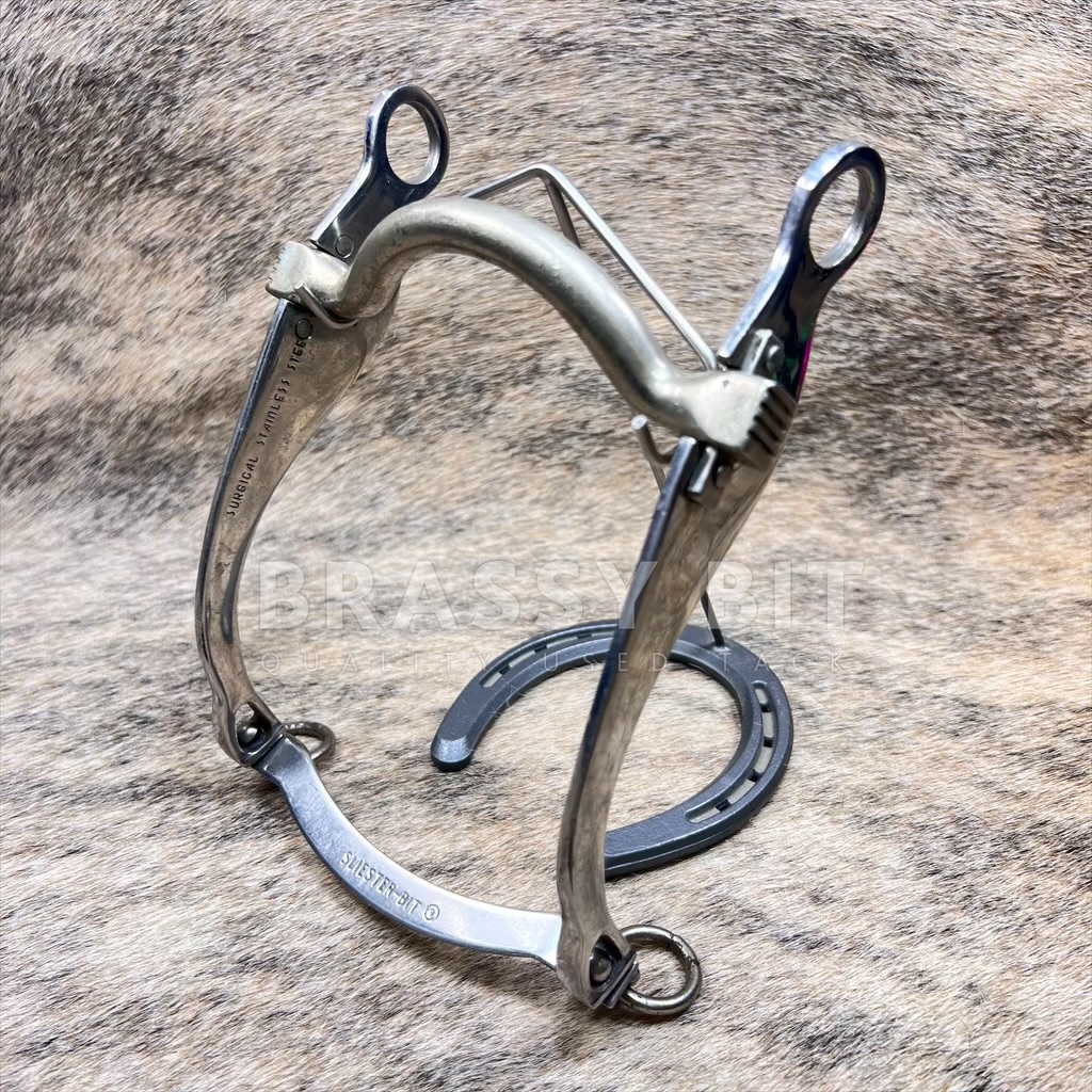 5″ Sliester Sweetwater Mullen Curb Bit – Brassy Bit Tack