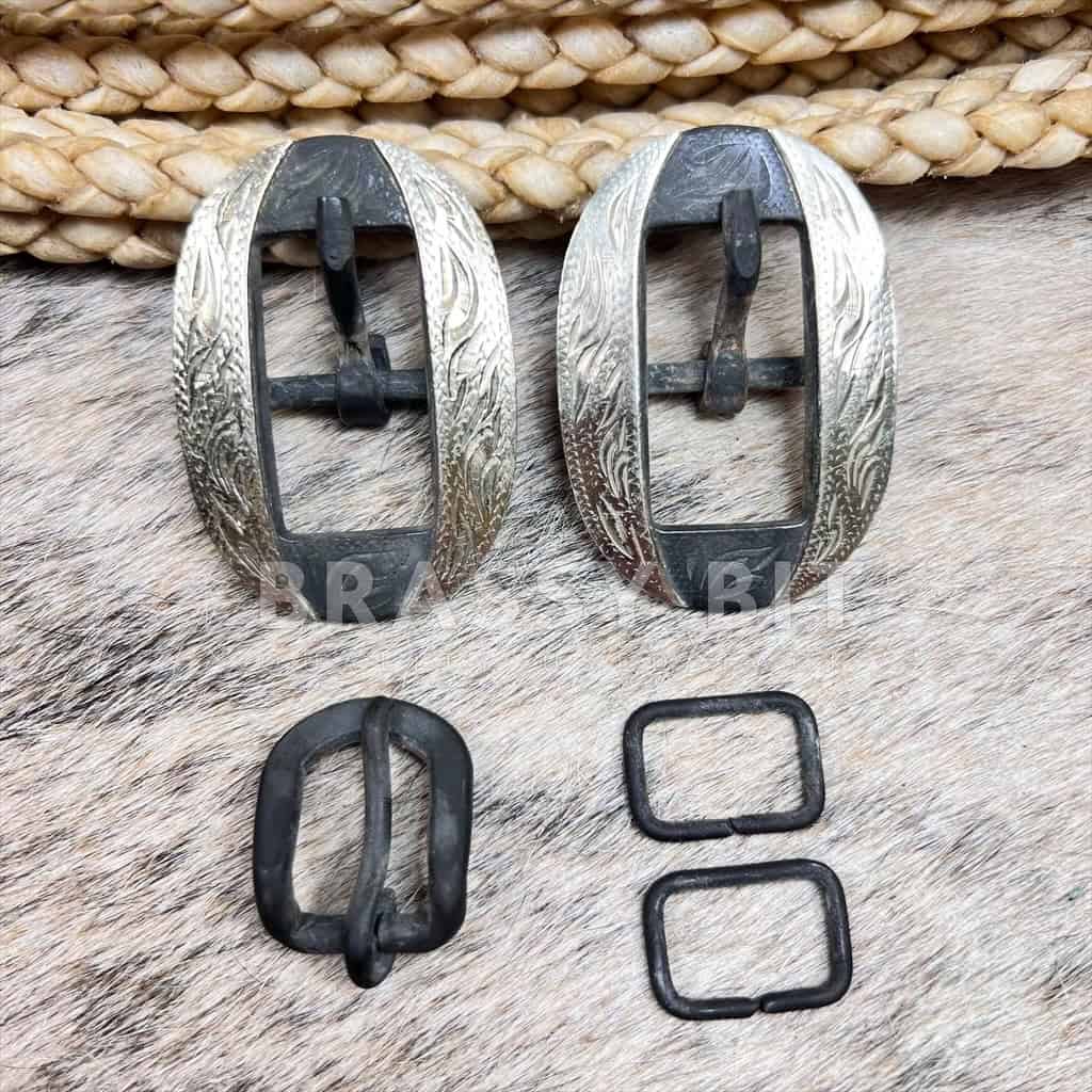 Handmade Headstall Buckle Set – Brassy Bit Tack
