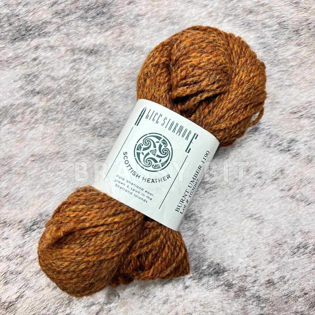 Alice Starmore Scottish Heather Shetland Wool Yarn – Brassy Bit Tack